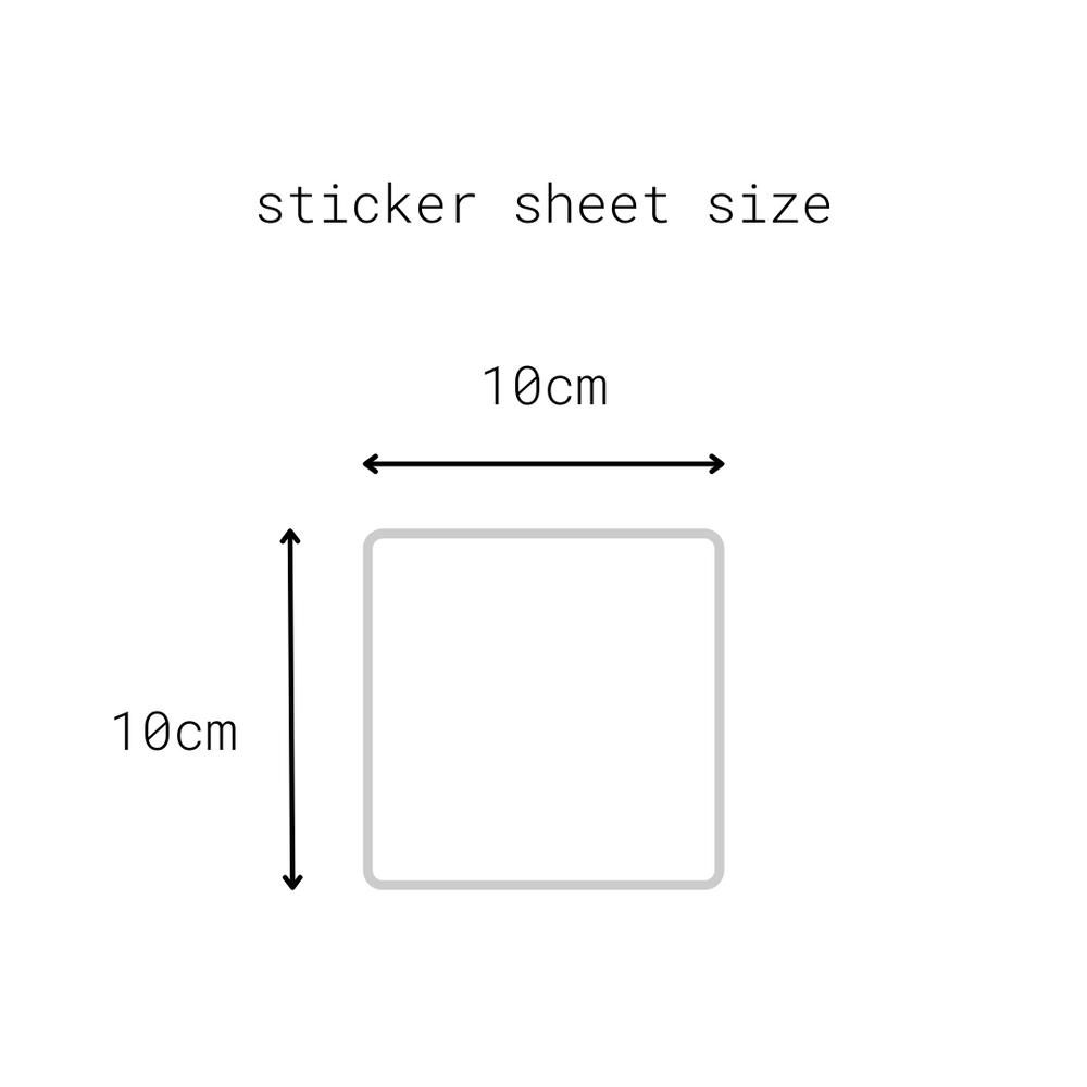 50mm Circle Stickers | Studio Tikamon