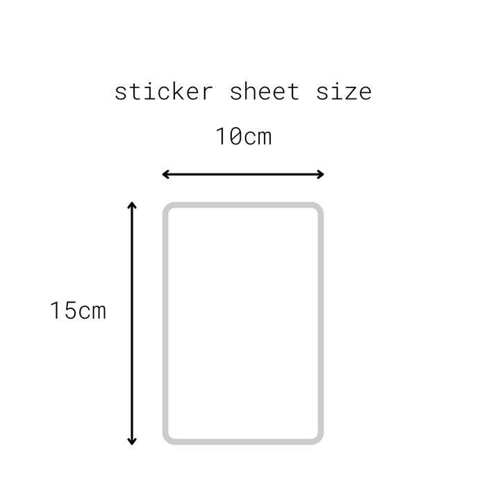 50mm Circle Stickers | Studio Tikamon