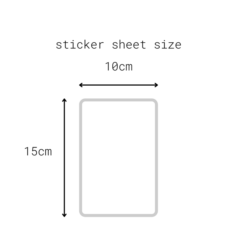 50mm Circle Stickers | Studio Tikamon